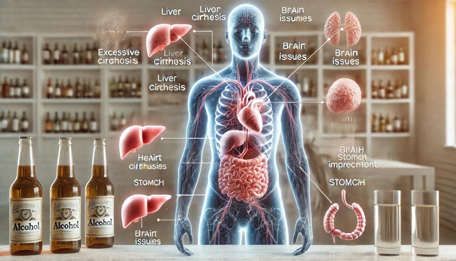 Gevolgen van alcohol op het lichaam en de geest